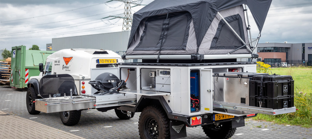 Prototype offroad trailer rijdt testrit in Marokko | Top Systems